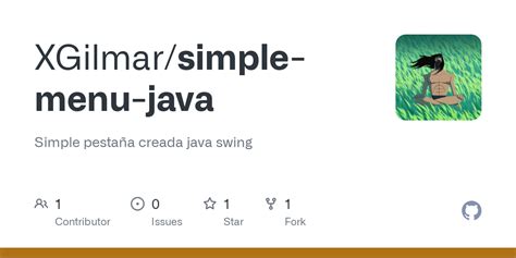 github xgilmar simple menu java simple pestaña creada java swing