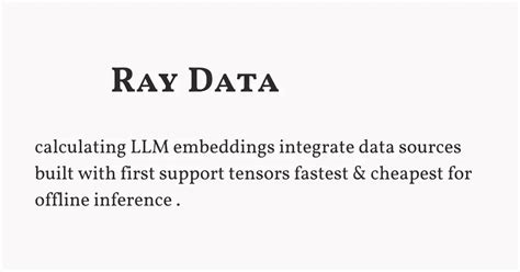 Ray Data
