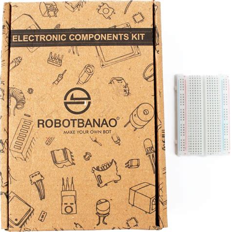 robotbanao 400 tie points solderless adhesive pcb breadboard arduino testing prototype 1pc