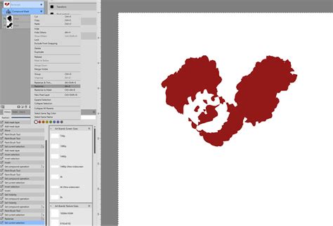 Cant Rasterise A Compound Mask Layer To Merge Together Different Mask Layers Inside It