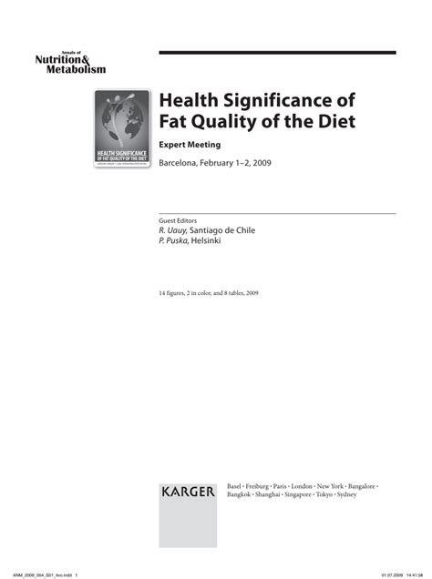 Pdf Dietary Fat Intake A Global Perspective