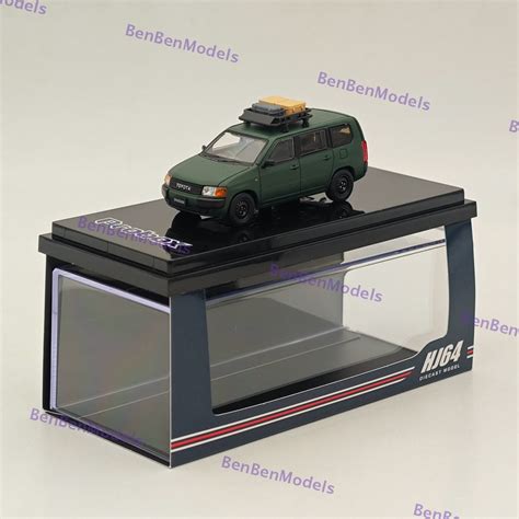 Hobby Japan 1 64 Toyota Probox Customized Ver Matte Green Hj643062gr Diecast Models Car