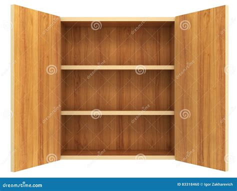 Empty Cupboard Stock Illustration Illustration Of Isolated 83318460
