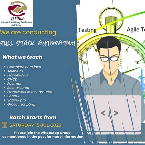 Dt Hub On Linkedin Automationtesting Automationtestingcourse