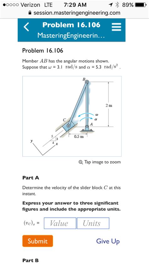 Member AB Has The Angular Motions Shown Suppose That Chegg
