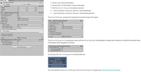 Network Manager Doesnt Show Hud On Play Unity Engine Unity Discussions