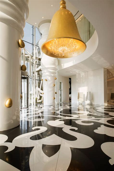Marcel Wanders Uses Clashing Patterns And Oversized Furniture For Hotel