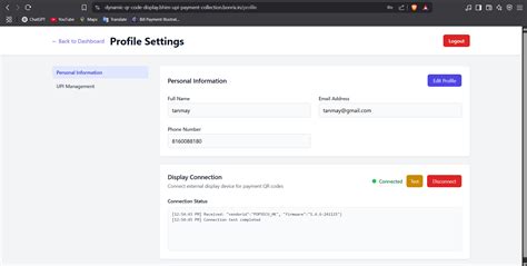 Bhim Upi Payment Collection Using Dynamic Qr Code Display Device Ahmedabad Gujarat India