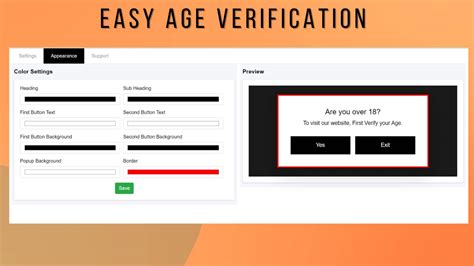 Easy Age Verification Age Verification Shopify App Store