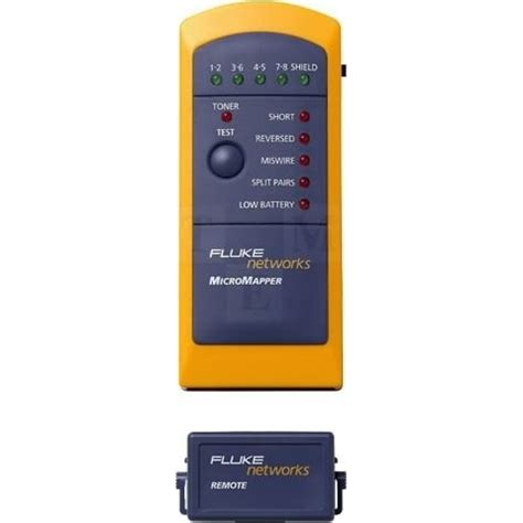 Fluke Networks Micromapper Wiremap Tester Cable And Connections