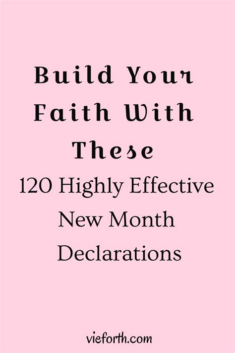 120 Most Powerful New Month Declaration Messages March 2023 Artofit