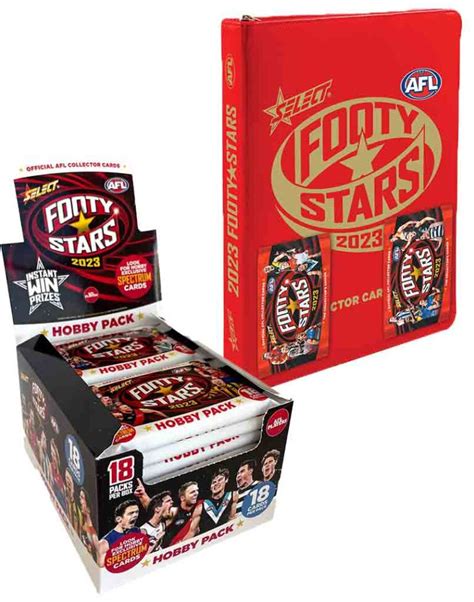 Select Afl Footy Stars Hobby Box And Album Combo Diggaz Trading