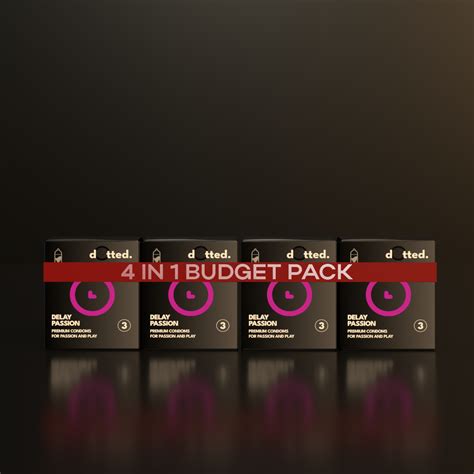 Delay Passion Condom 4 In 1 Budget Pack Pk