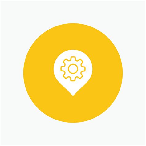 Gear Setting Location Map Vector Art At Vecteezy