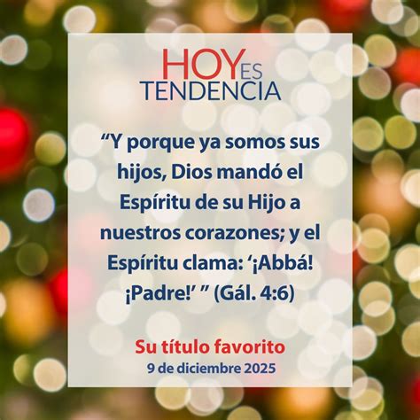 Su Título Favorito ~ Devocional De Jóvenes ~ 9 De Diciembre 2025 Ad7