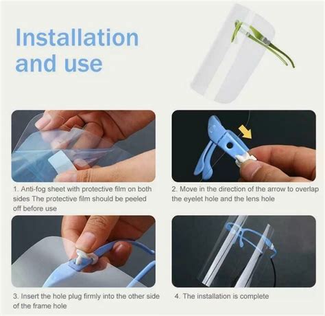 Face Shield Clear Glasses Protector Prevention Face Shield Etsy