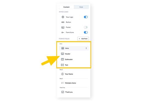 Reordering Form Fields Visme Help Center