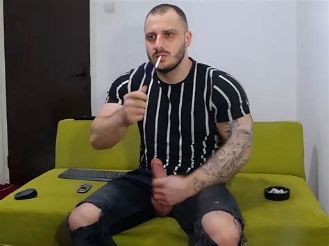 Handsome Stud Loves Smoking And Jerking Off ThisVid