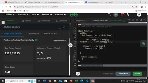 gyan prakash mishra on linkedin problemsolving dsa code gfg