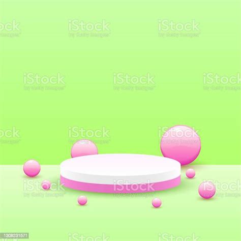 추상 연단 받침대 플랫폼 컬러 3d 장면은 벡터 디자인 스타일을 표시 0명에 대한 스톡 벡터 아트 및 기타 이미지 0명 3차원 형태 고급 Istock