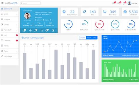 20 Web Application Templates And Themes