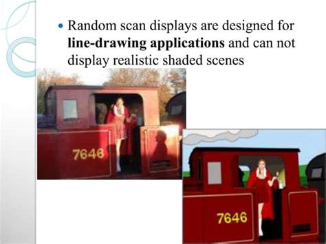 Random Scan Displays And Raster Scan Displays Ppt