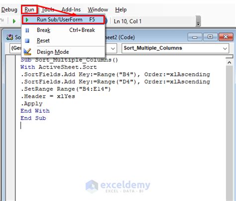 How To Sort Smallest To Largest With Vba Autofilter In Excel 3 Suitable Ways Exceldemy