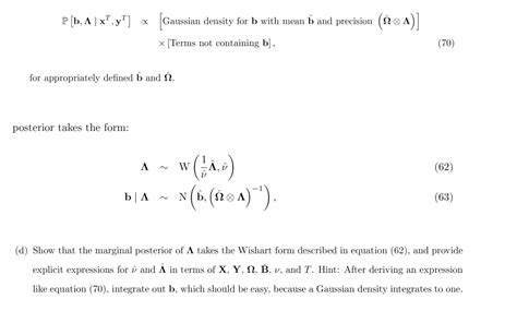 W Is The Wishart Distribution And Is The Gamma