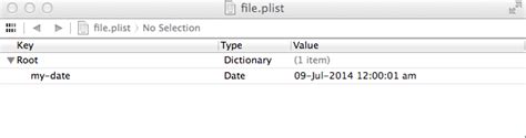 Ios Nsdate Behaviour When Saving To Plist Stack Overflow
