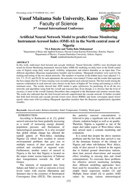 Pdf Artificial Neural Network Model To Predict Ozone Monitoring