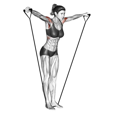 Unoszenie Ramion Z Gumą Oporową Bokiem Potreningupl