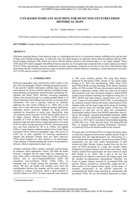 Pdf Cnn Based Template Matching For Detecting Features From Historical Maps