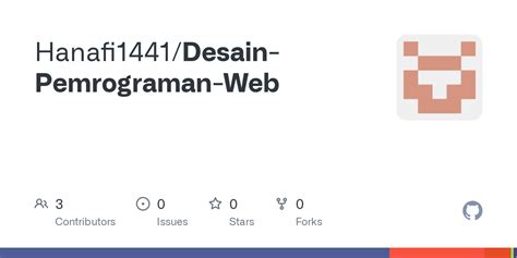 GitHub Hanafi1441 Desain Pemrograman Web