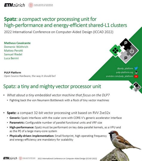 ogawa tadashi on twitter spatz a compact vector processing unit for high performance and