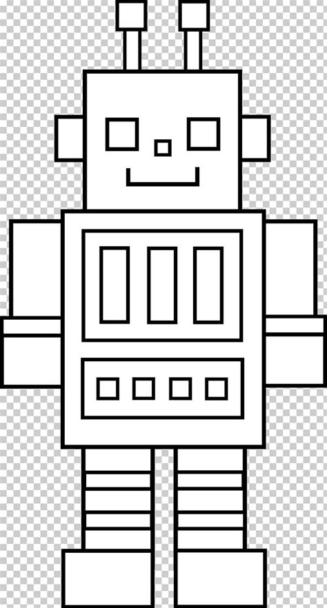 Robotics Coloring Book Black And White PNG Clipart Android Angle