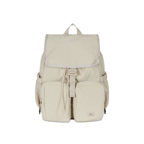 스노우피크 캠플 투포켓 백팩 12l Light Beige 위시버킷