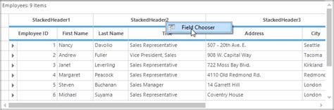 Grid Layout In Windows Forms GridGrouping Control Syncfusion