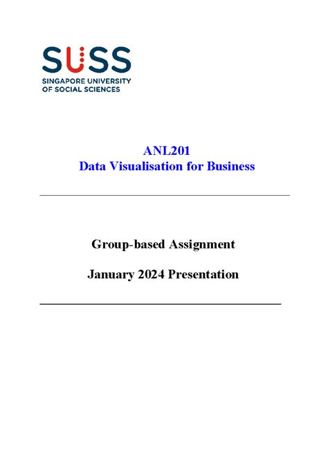 Anl201 Group Based Assignment Jan2024 Semester Anl Data Visualisation