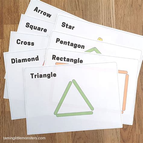 Craft Stick Shape Mats Free Printable At Cole Sherrell Blog