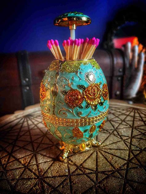 The Faberge Fire Altar Egg TheWitchery Ca