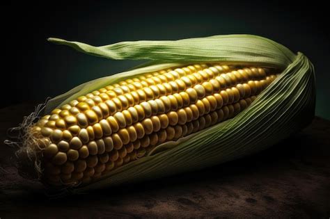 Premium Ai Image Corn On The Cob Ai Generated