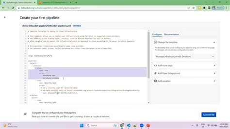 Infrastructure Deployment Using Terraform And Bitbucket Pipeline Youtube