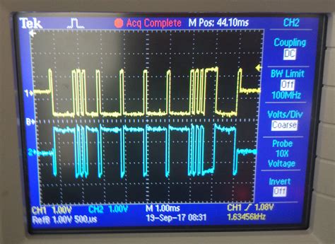 Oscilloscope Debugging Rs485 Communication Waveform Programmer Sought
