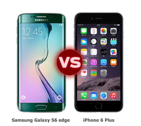 Samsung Galaxy S Edge Vs Iphone Plus Ois