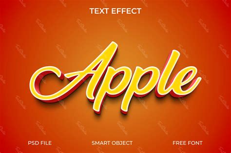 Efecto De Texto Retro 3d Script Archivo Psd De Photoshop Gratuito