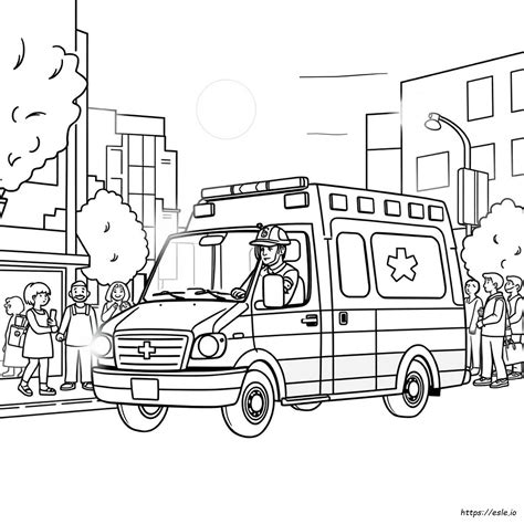 First Responder Coloring Pages