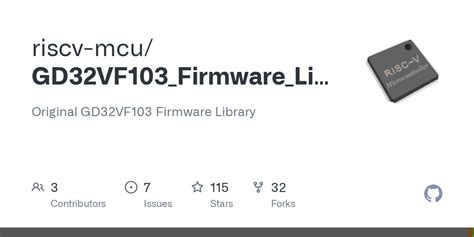 Github Riscv Mcugd32vf103firmwarelibrary Original Gd32vf103