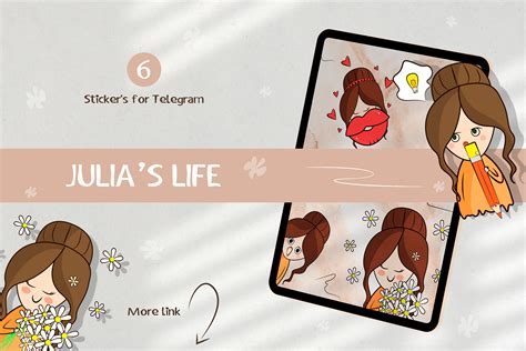 Julias Life Telegram Stickers On Behance