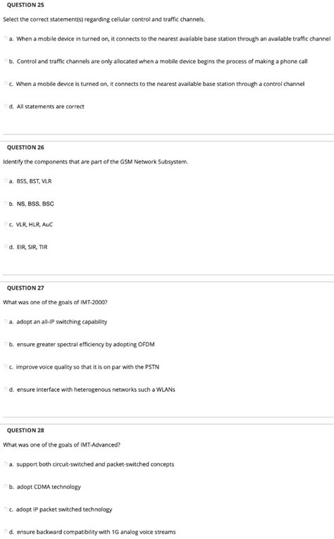 Solved Question 25 Select The Correct Statement S Regarding