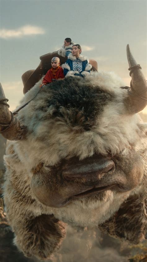 Appa Aang Sokka Katara Avatar K O Wallpaper PC Desktop